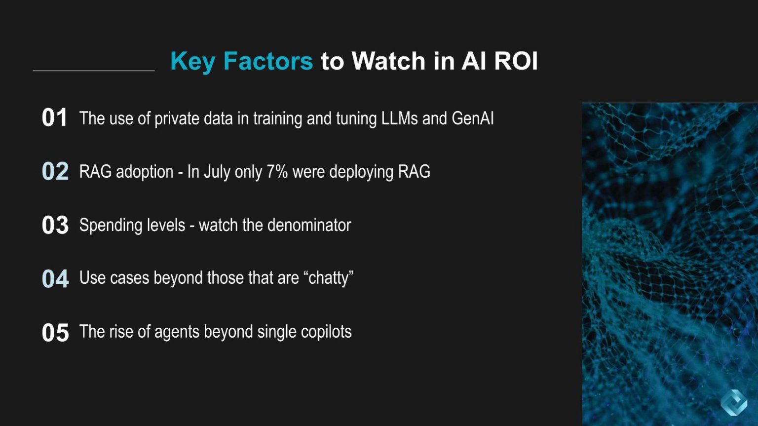 Generative AI adoption sets the table for AI ROI - SiliconANGLE