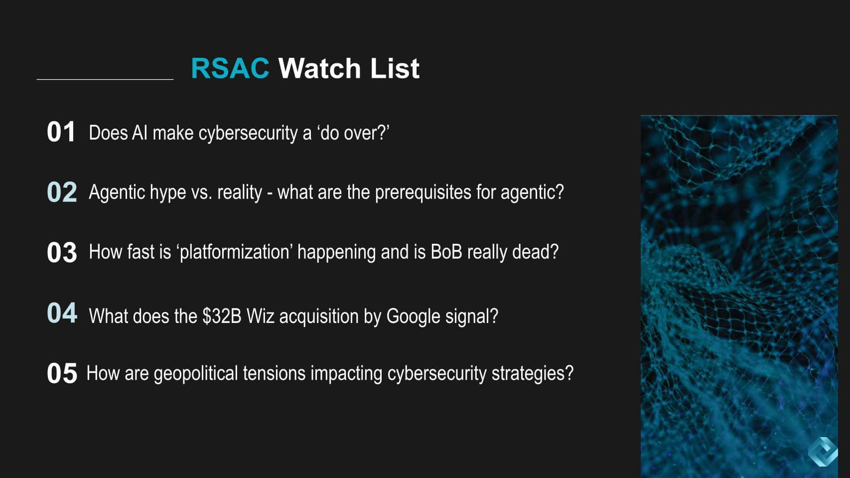 RSAC highlights security markets in transition - SiliconANGLE