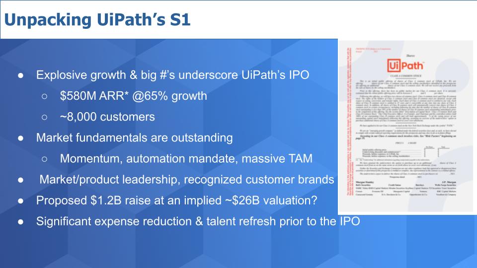 Breaking Analysis: UiPath's Unconventional $PATH to IPO - theCUBE Research