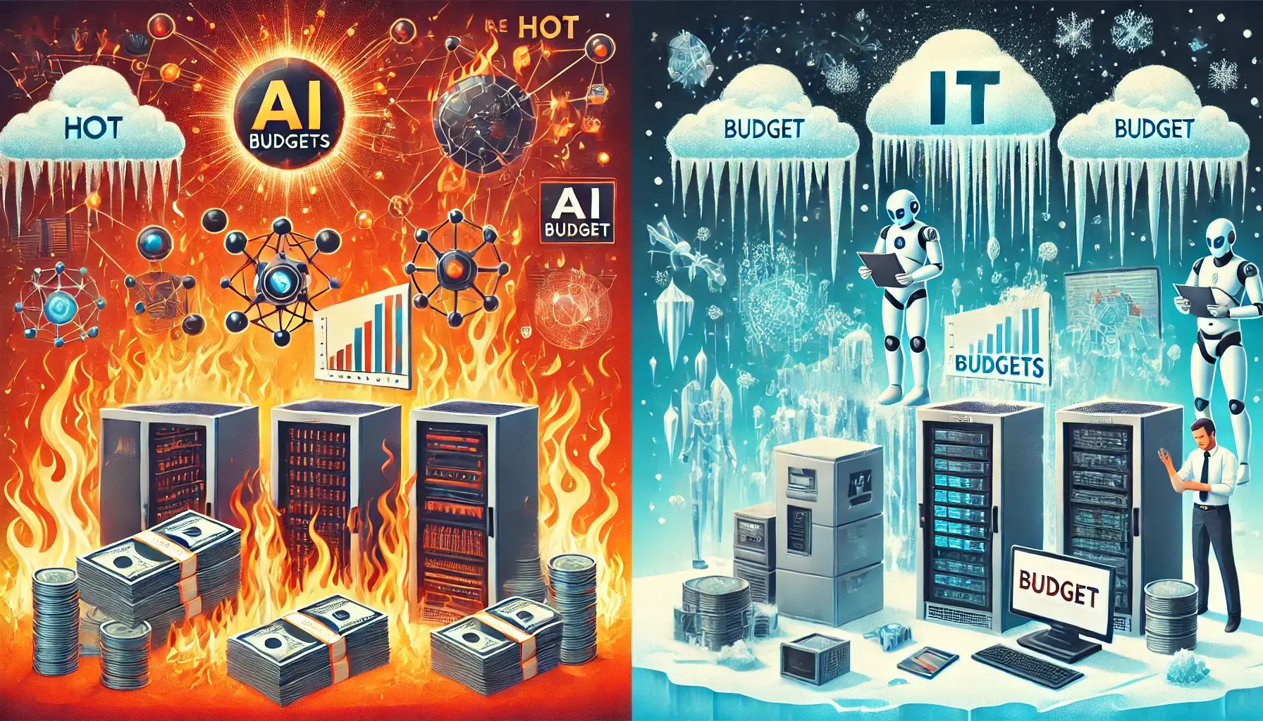 278 | Breaking Analysis | AI Budgets are Hot, IT Budgets are Not ...